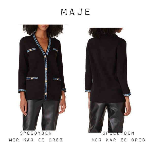 Maje | Sweaters | Maje Mystere Cardigan Size 2 | Poshmark